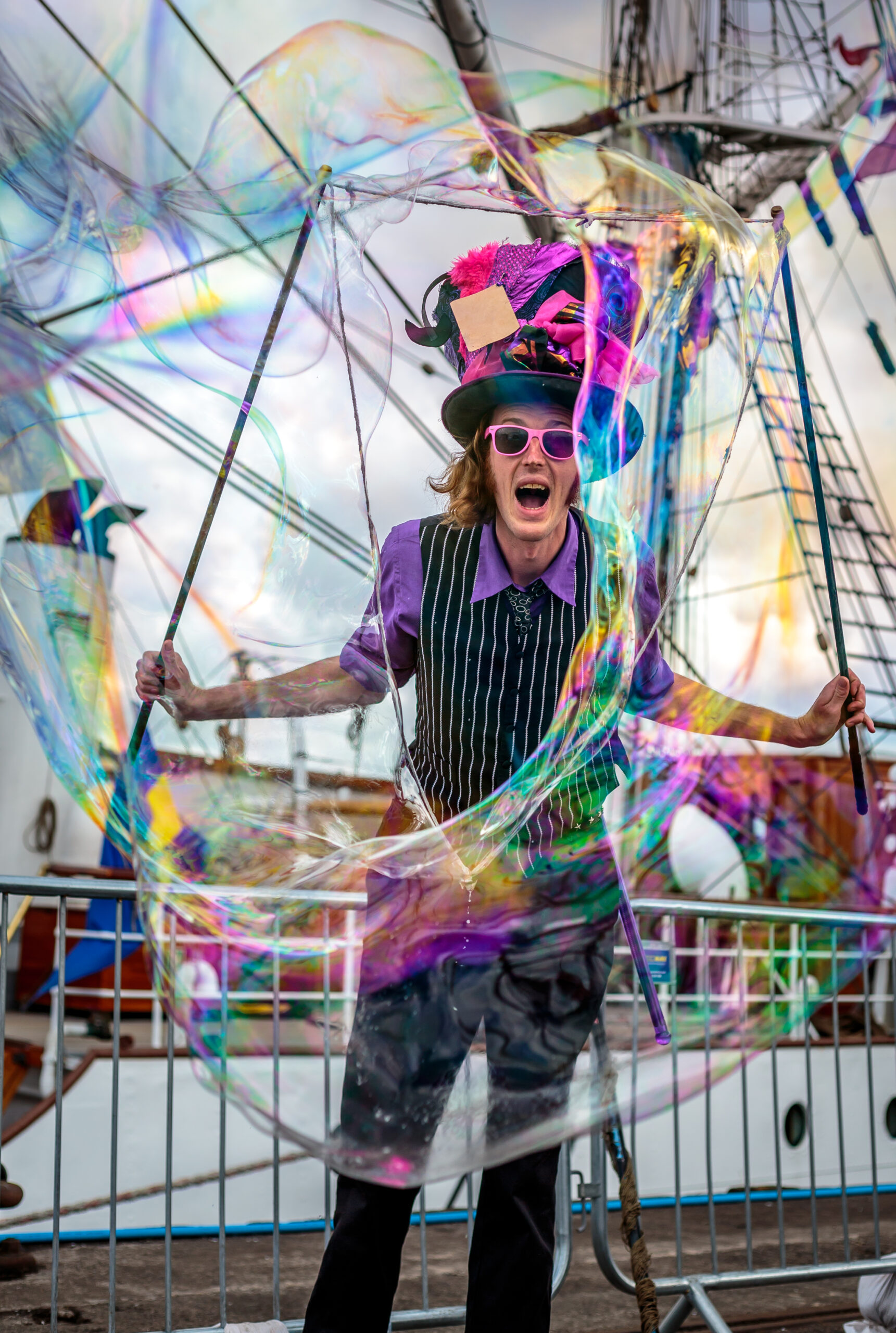 World's Tallest Bubbleologist - Kaleideoscope Festival
